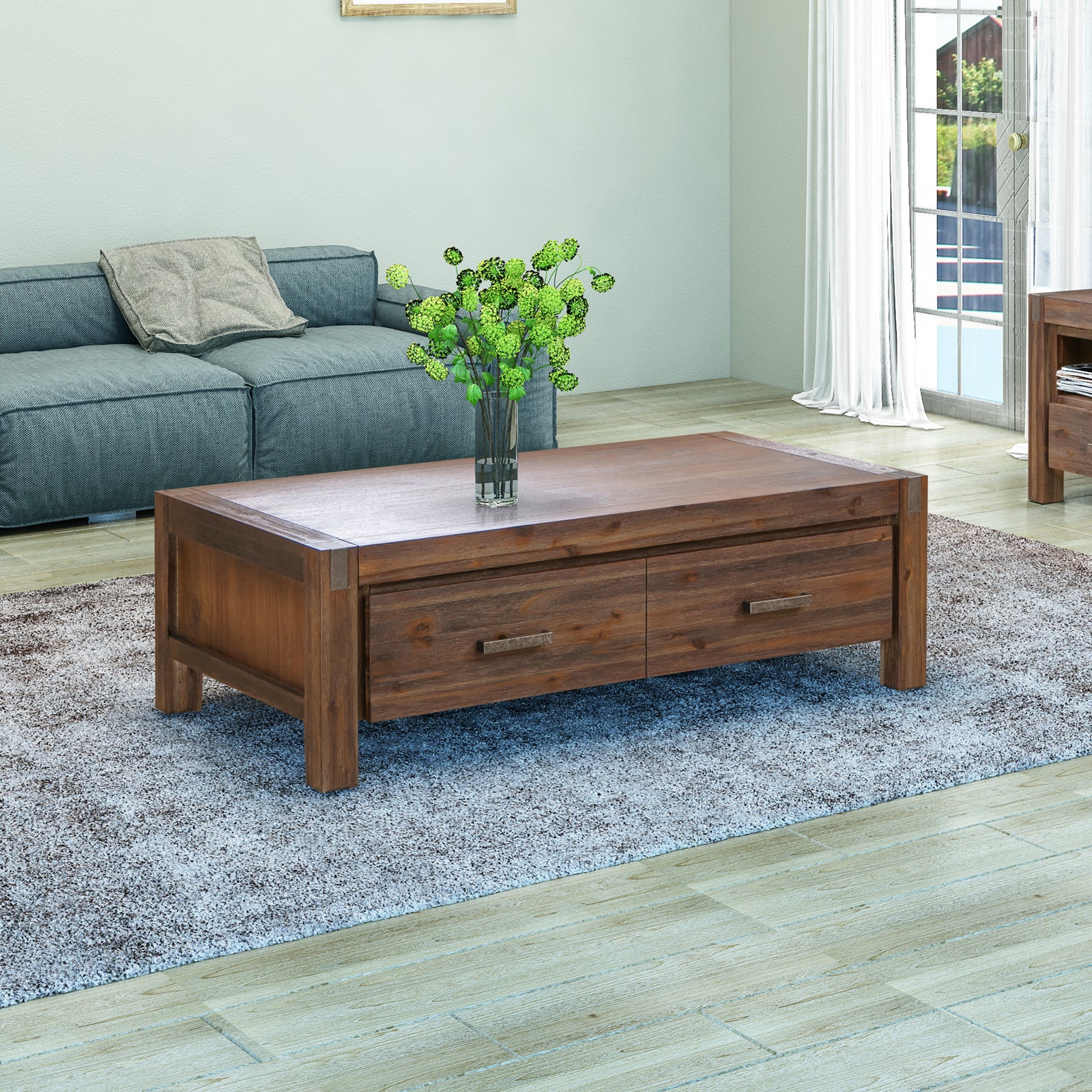 Noor Coffee Table Chocolate | Hammond & Grange